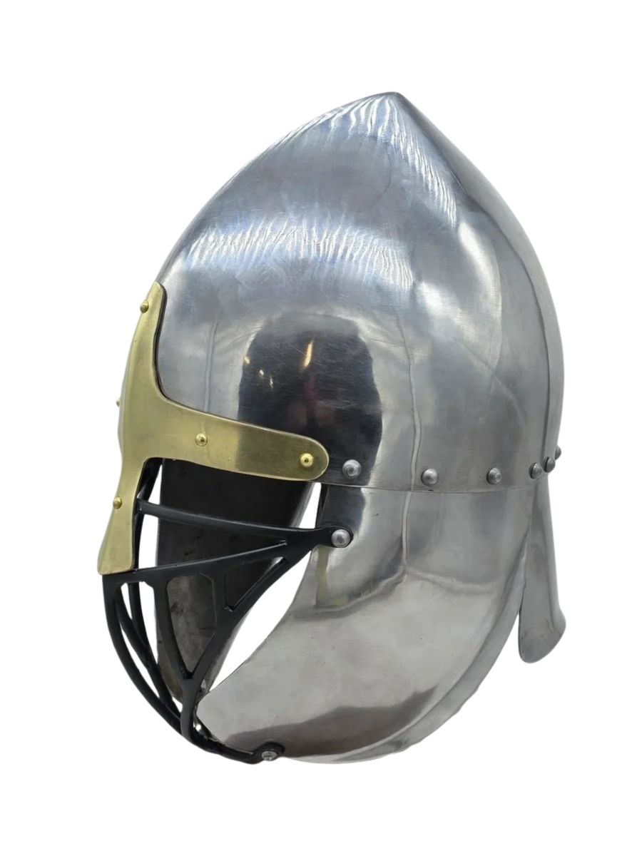 Mild Steel Conical helm 23.5 inch brow