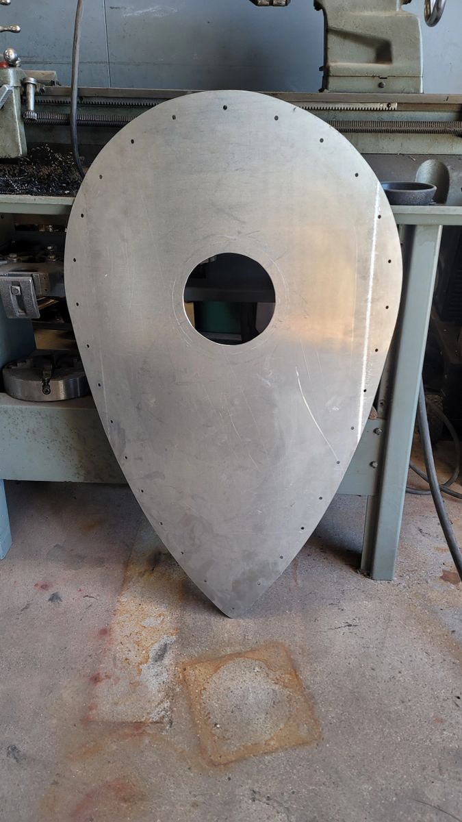 24x38 Tear Drop 7075 aluminum shield