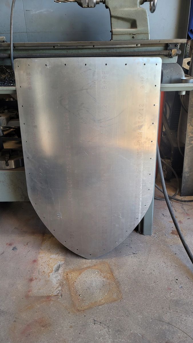 24x36 Heater shield 7075 aluminum