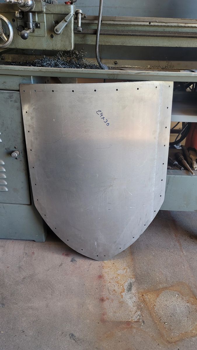 24x30 Heater shield 7075 aluminum