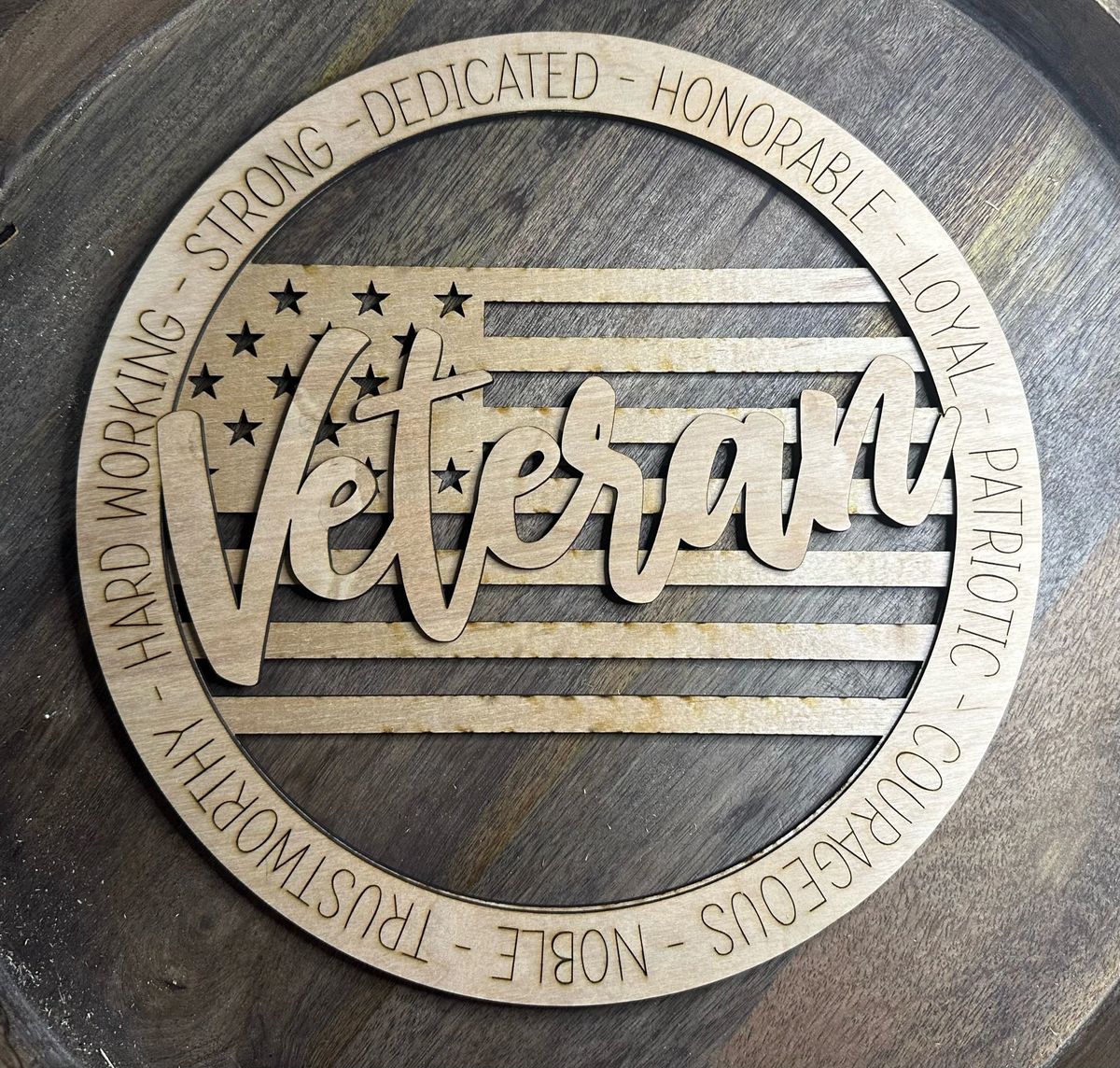 Veteran Sign- Unpainted