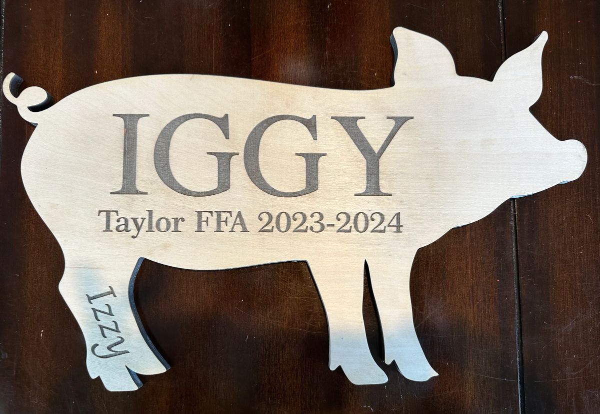 Piggy sign