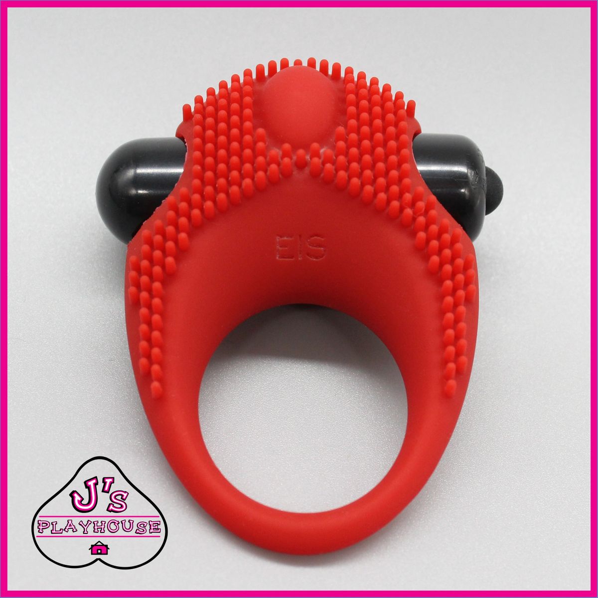 Playhouse Rings - All The Nubs Silicone Ring Red