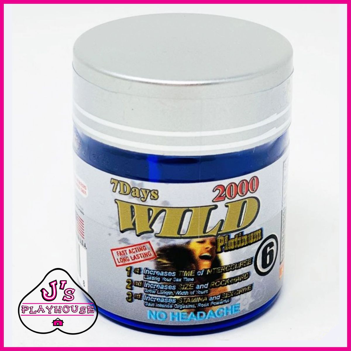 Triple Wild Platinum 2000 Male Enhancement Capsules & and Bottle