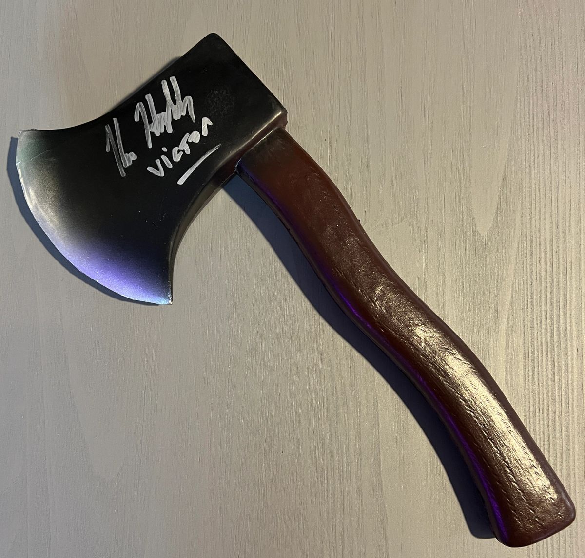 Signed Prop Hatchet!