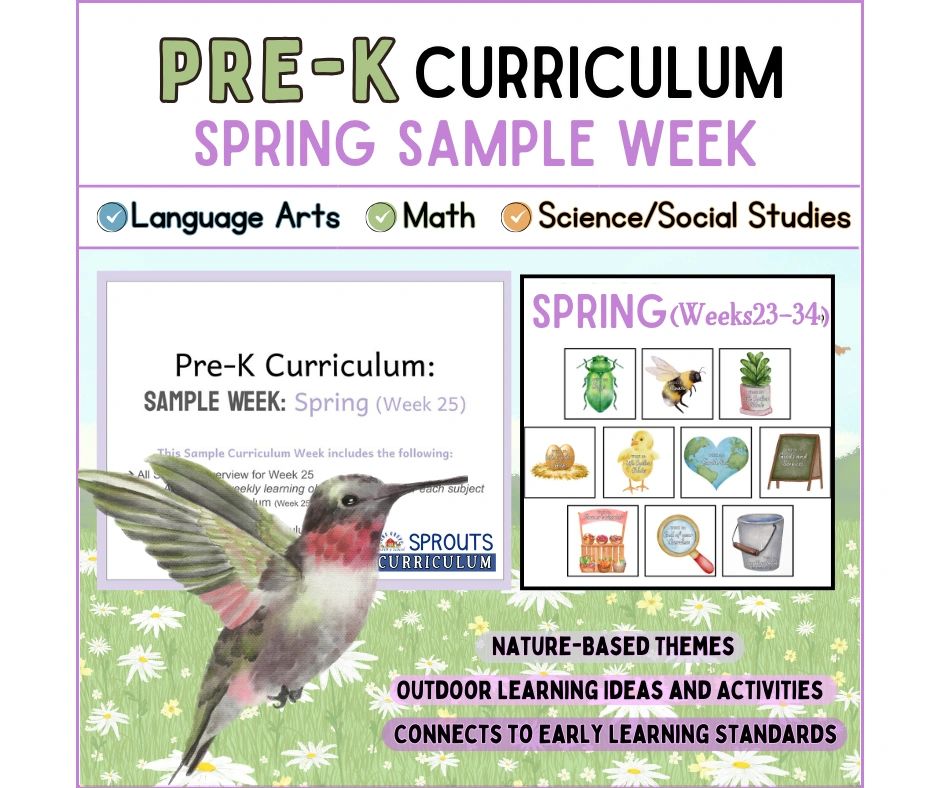 Pre-K Curriculum: Spring Sample Week