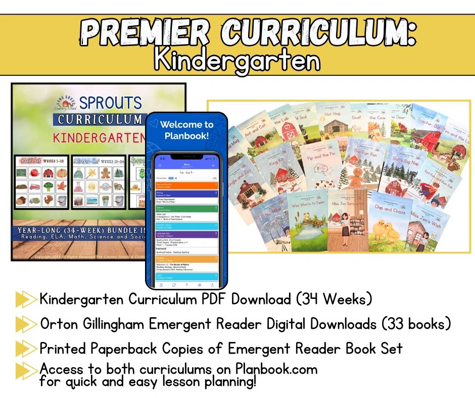 Premier Curriculum Package: Kindergarten