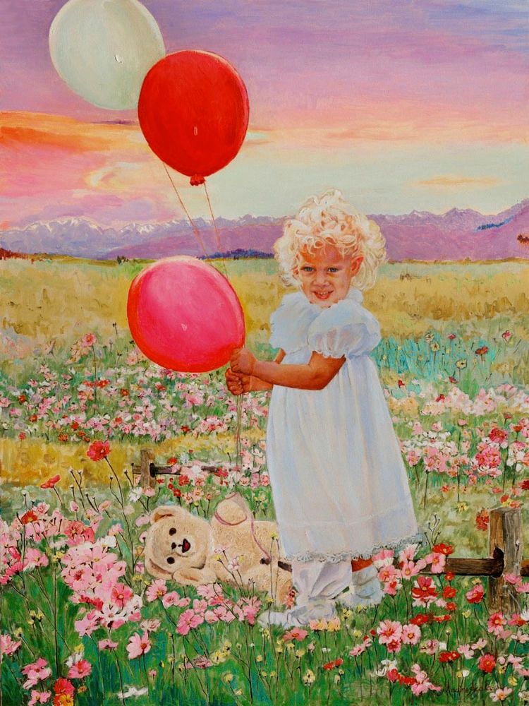 Girl With Balloons