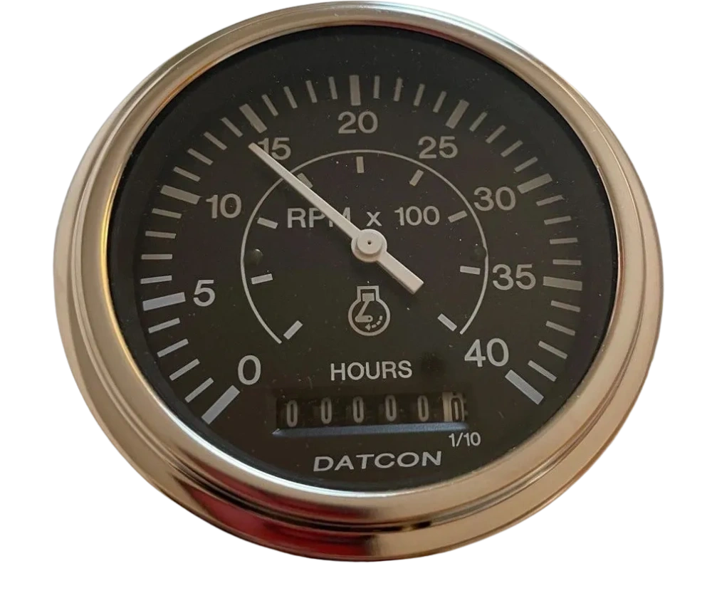 Datcon 0-4000 RMP Tach-Hourmeter 12/24 volt 103755