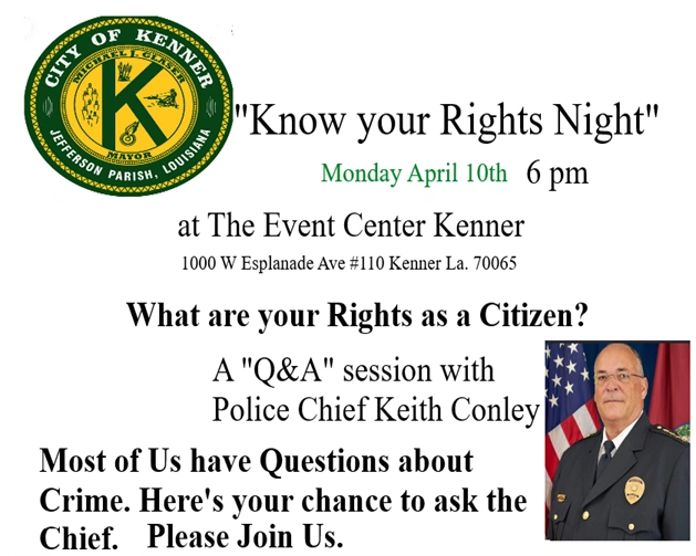 Know Your Rights - Open Meeting with KPD Chief Keith Conley