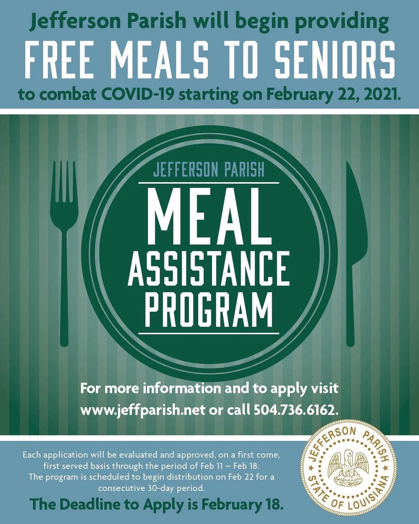 Free Meals to Seniors