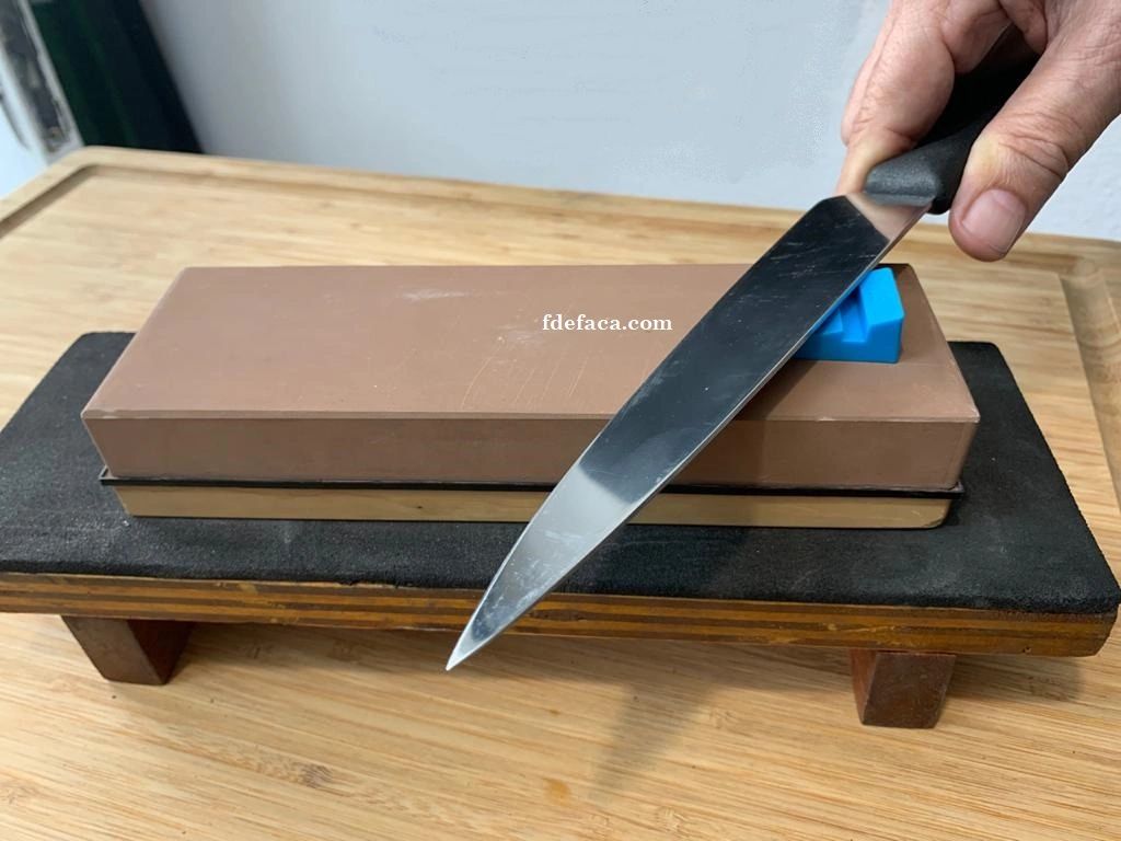 Etapas para encontrar o ângulo de afiação