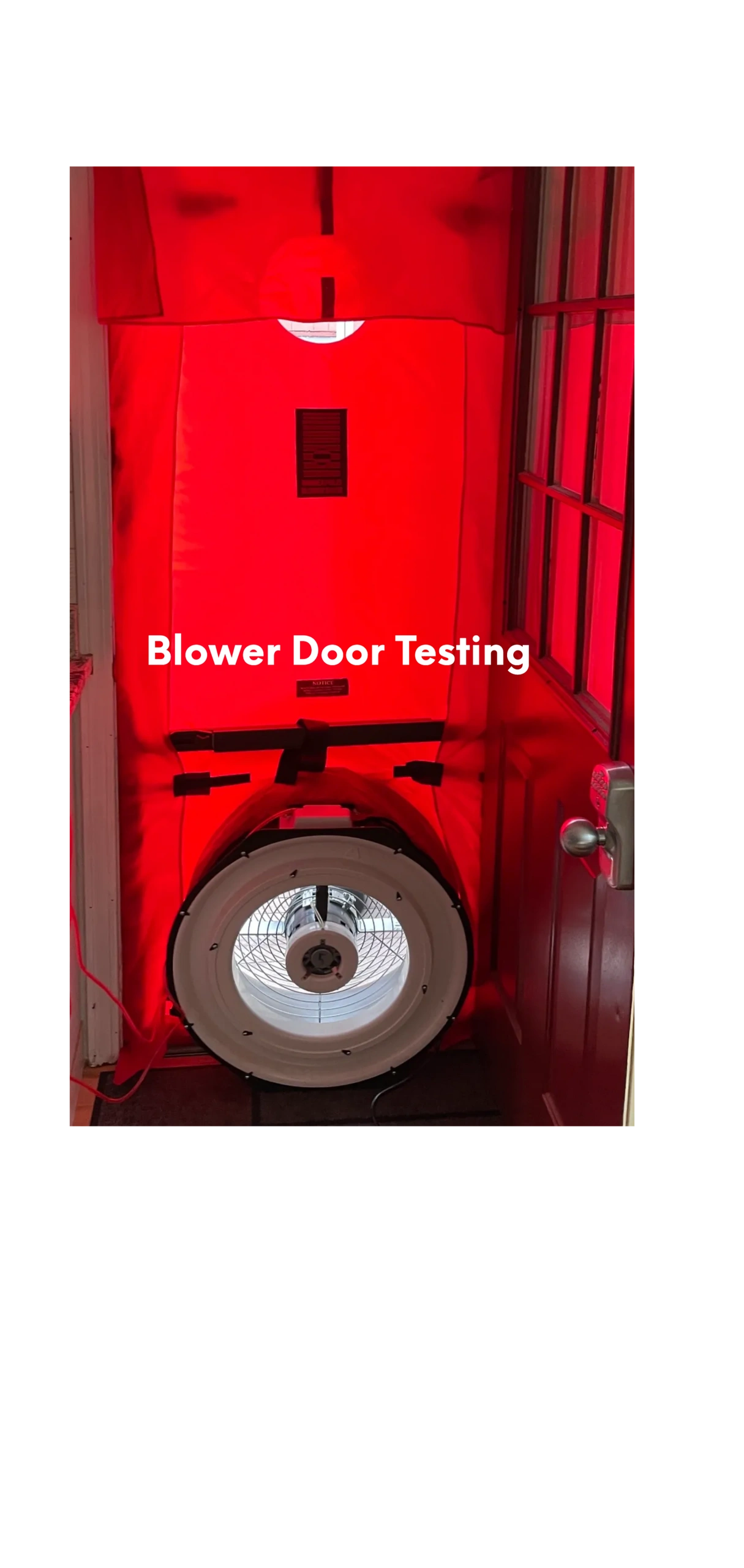 Blower Door Testing