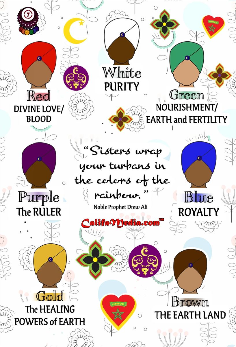 Rainbow Turban Sticker Sheet