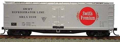 A-4820: Accurail HO Kit 40' Wood Reefer Swifts
