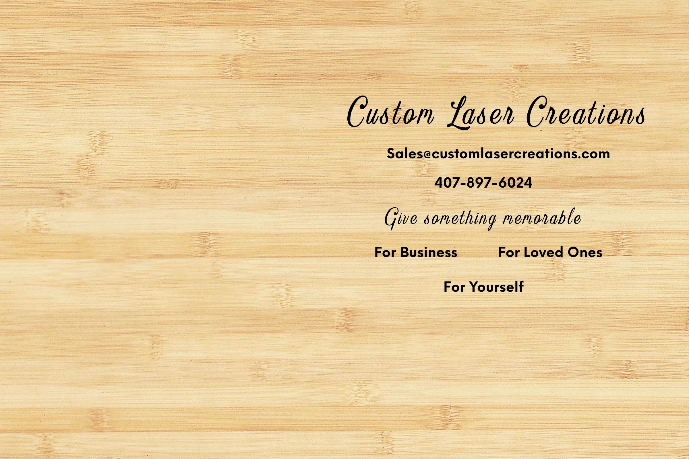 Free Custom Engraving Services | Personalized Laser Cutting | Custom ...
