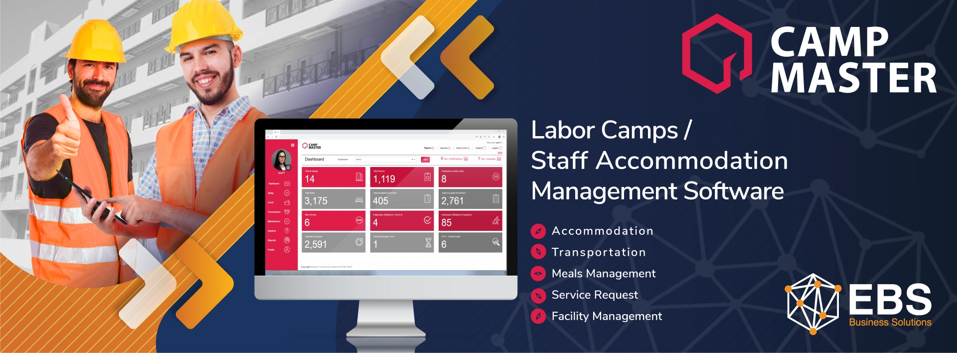 Camp Management Software | Staff Accommodation & Labor Camp System