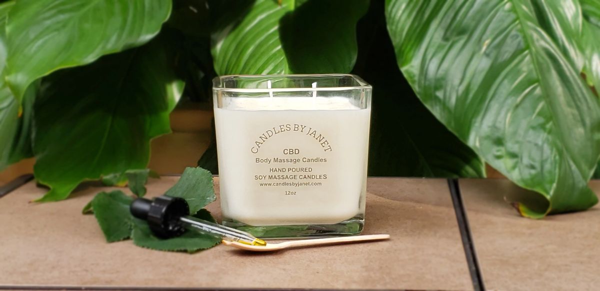 CBD Massage Soy Candle