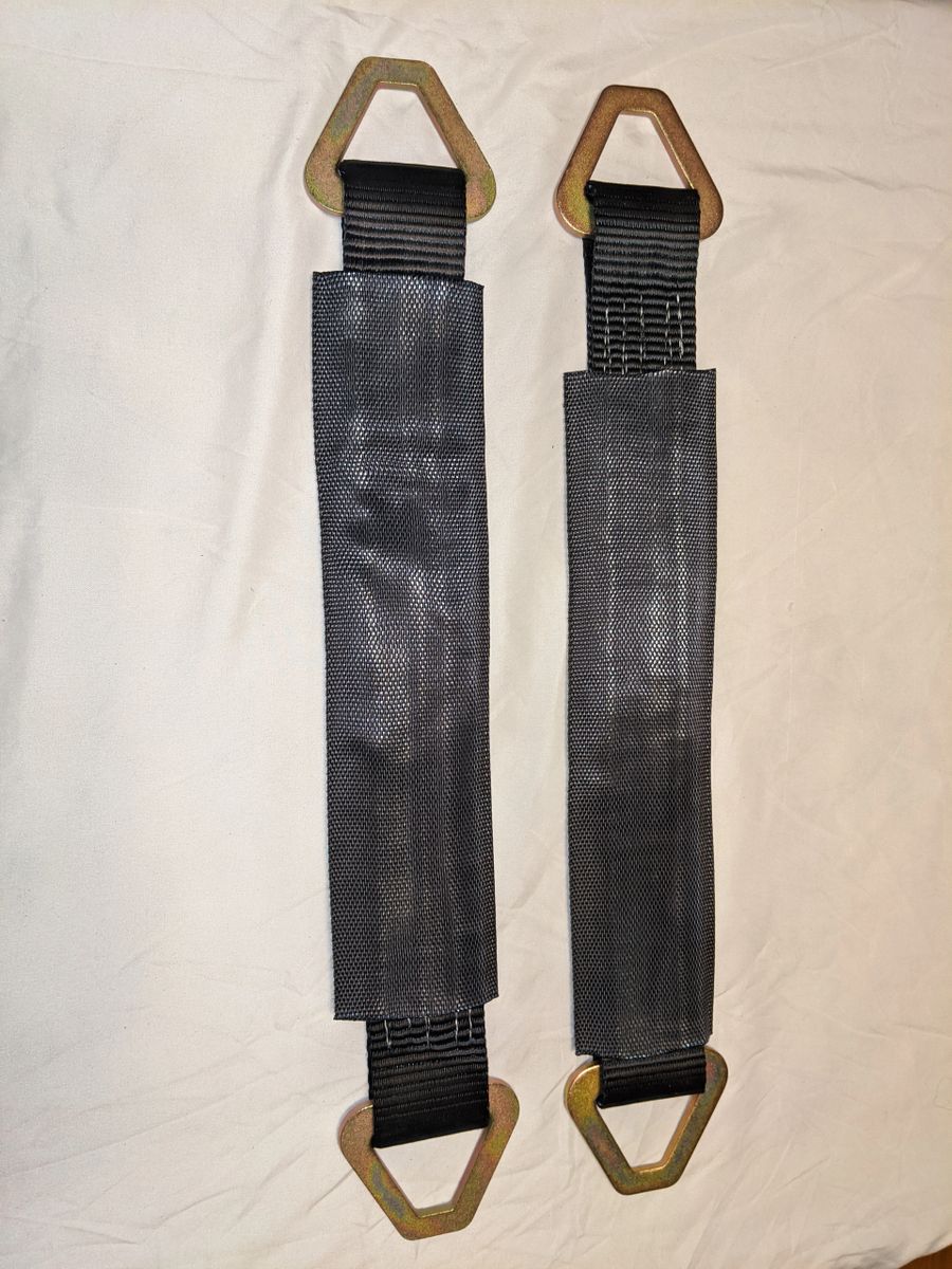2FT Black Axle Straps