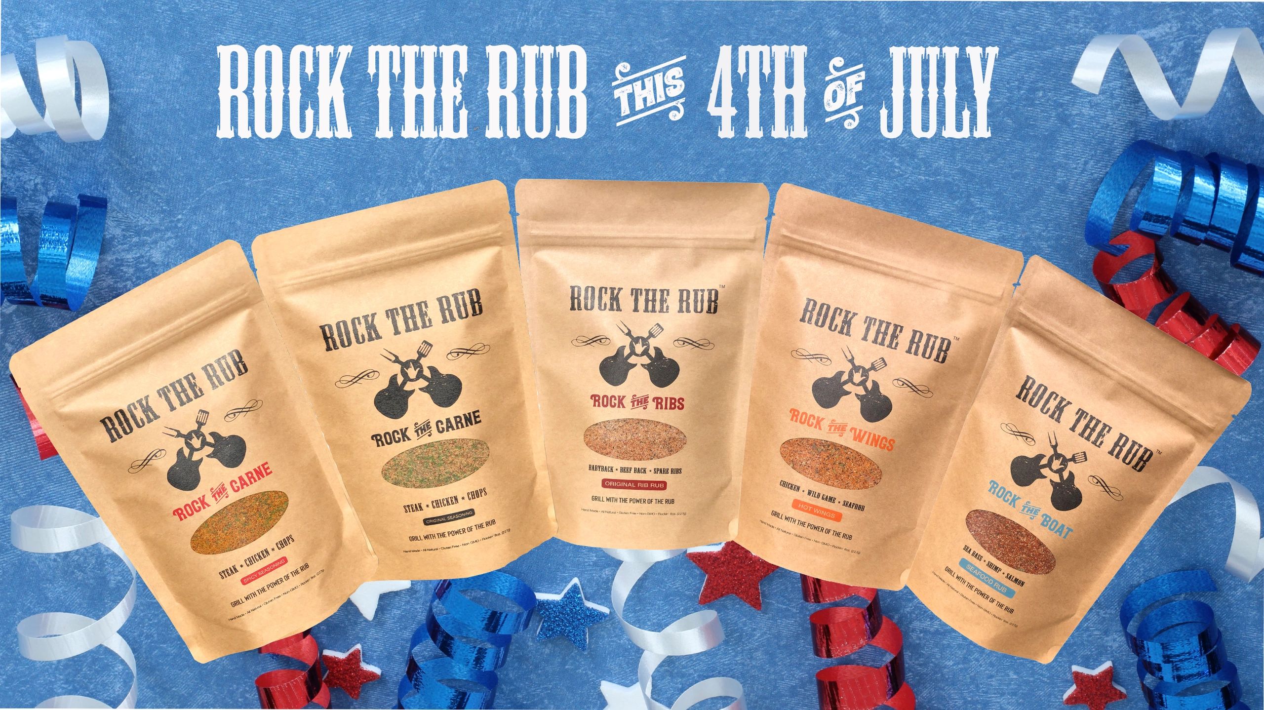 Rock The Rub - Dry Rub Seasoning, Steak Seasoning, Seasoning
