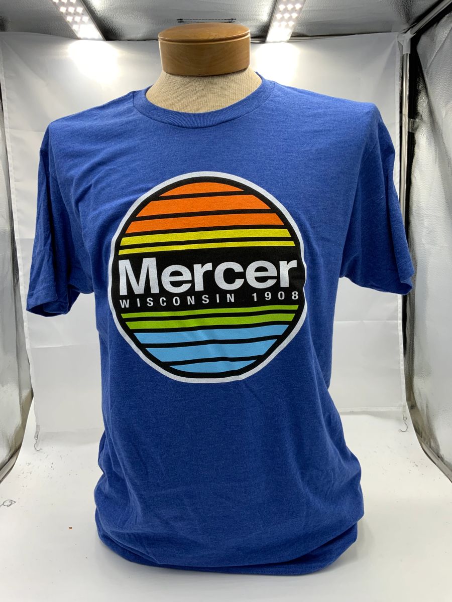 Mercer Circle with color stripes