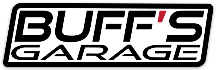 Buff's Garage Small Logo Sticker