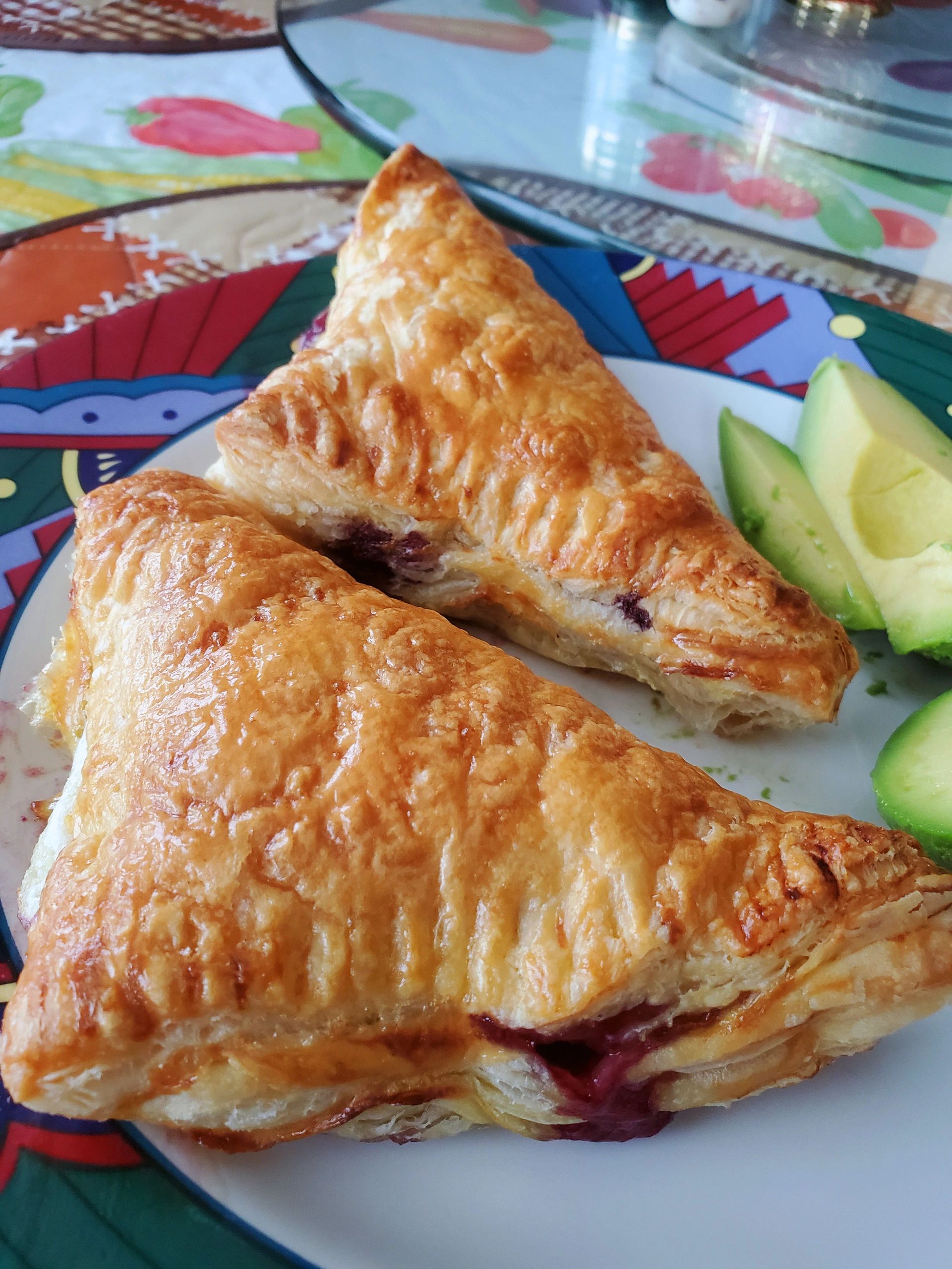 Yum! (Blueberry Mango Puff Pastries)