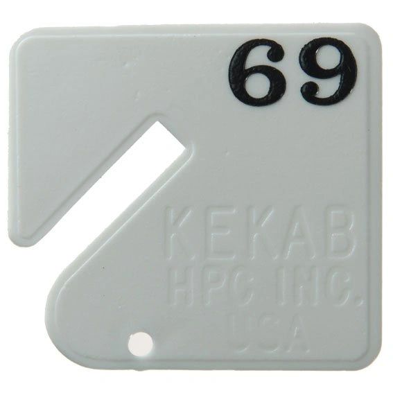 HPC Numbered Key Cabinet Tags 1 - 20