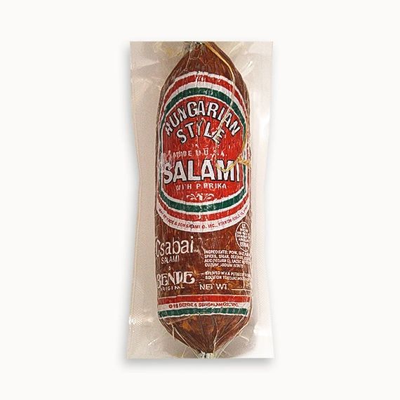 Bende Csabai Paprikás szalámi ~400g / Bende Csabai Salami with Paprika ...