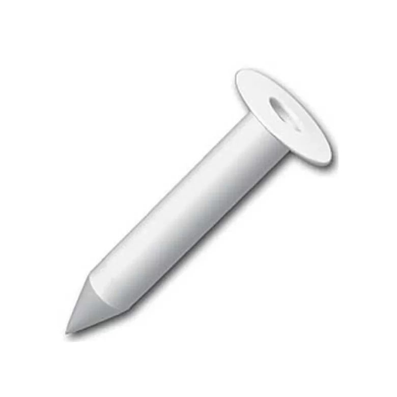 8" Marksmart™ Individual Ground Socket Anchor; White