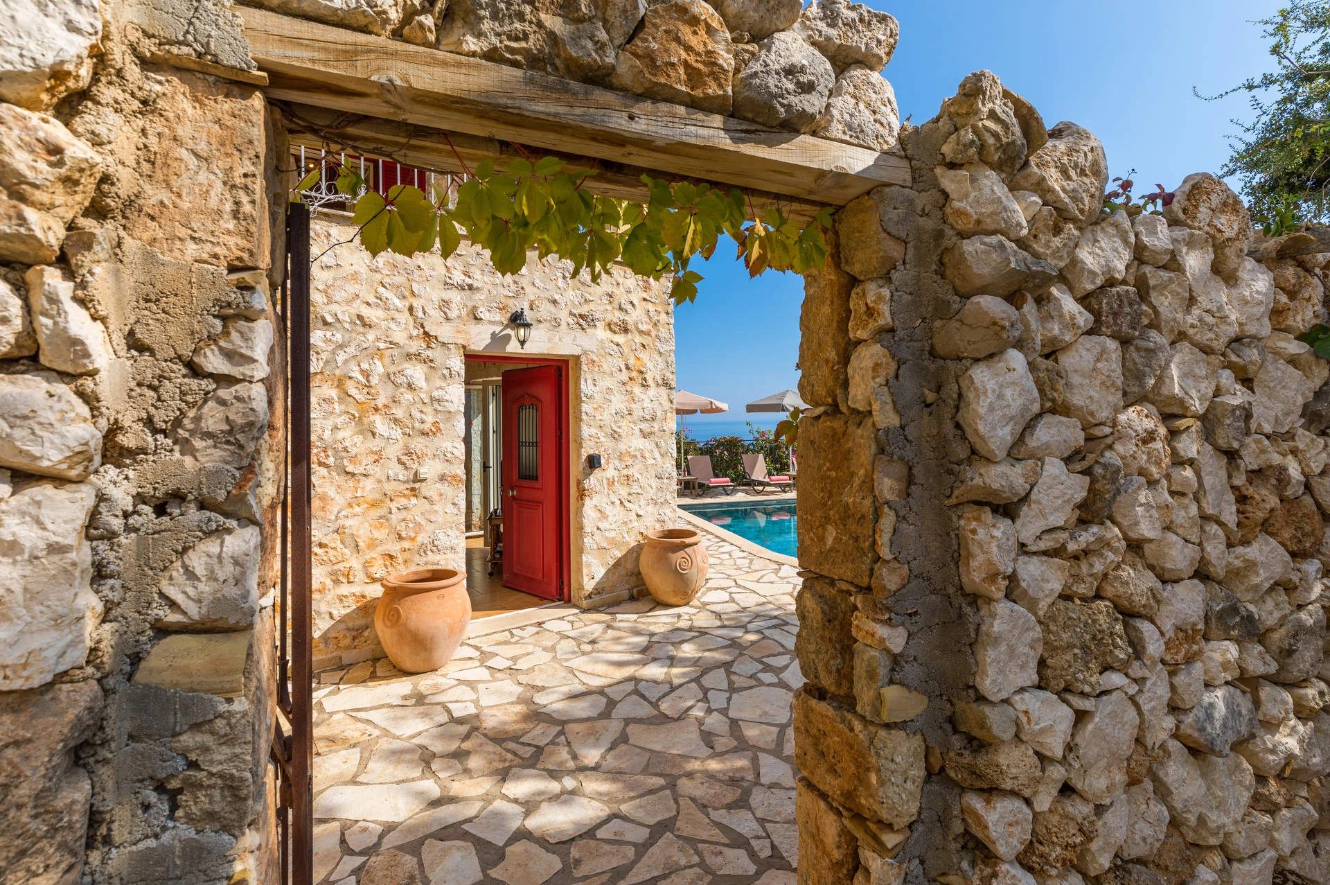 Leondios Villas - Luxury Villa Sea View, Rustic Stone Villas, Private ...