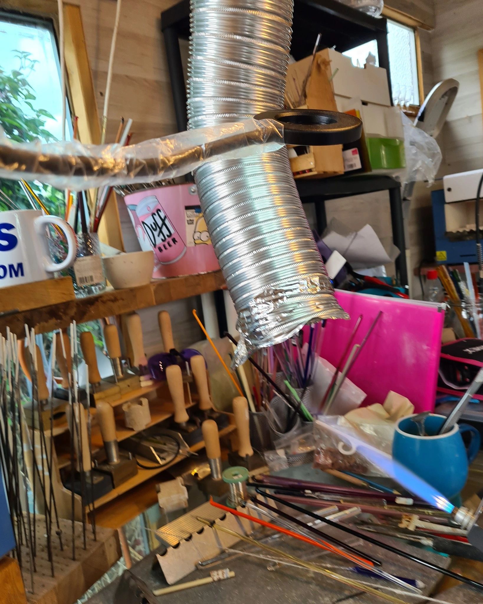 Lampworking - how to set up your own glass bead making space