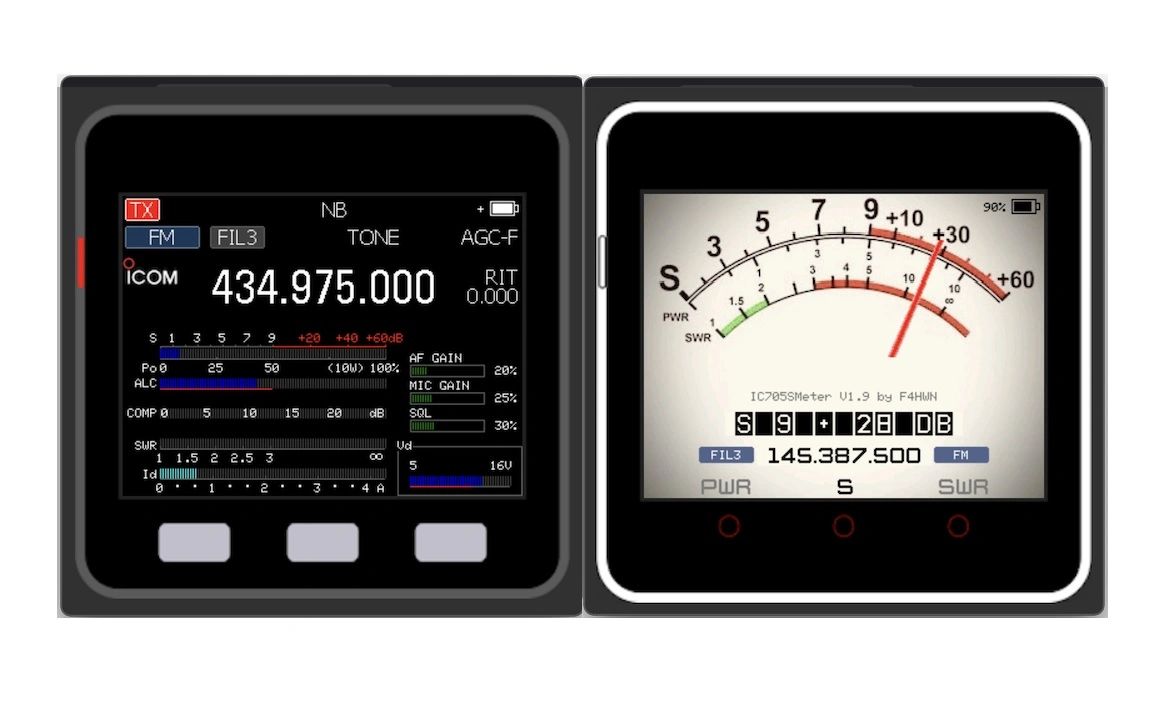 The New 705 Dual Meter is now available at WWW.VE2DX.COM