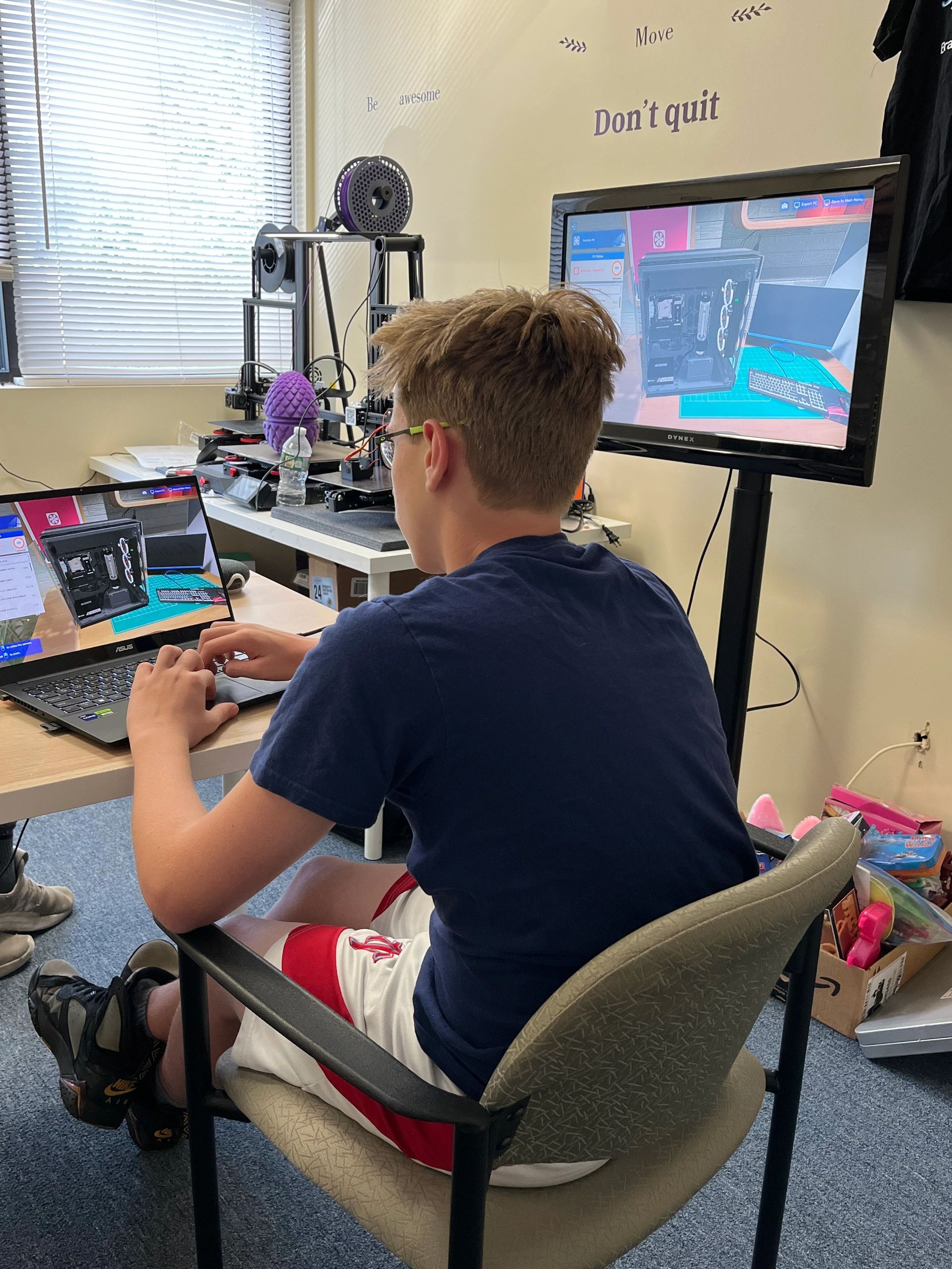 Level Up- PC Building and 3D Printing classes