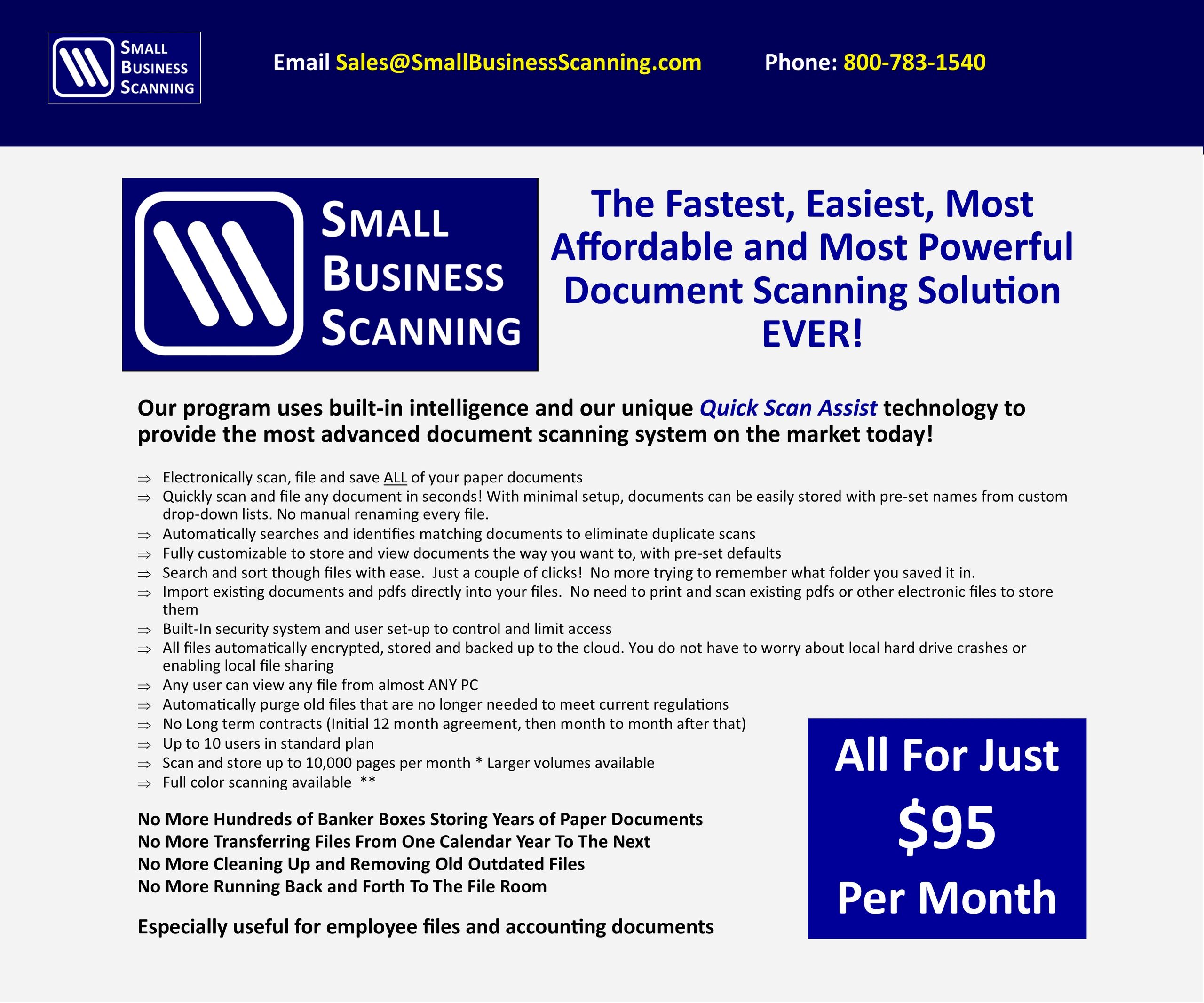 Small Business Scanning