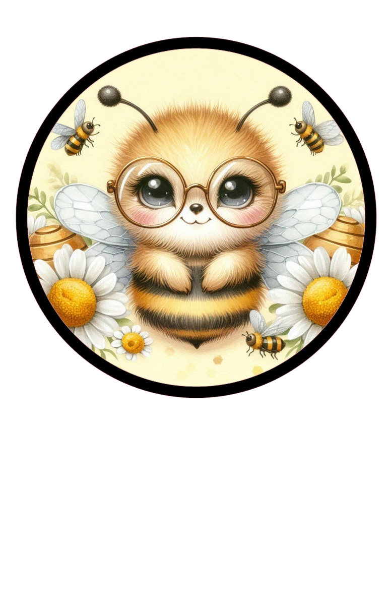 BEE WITH BEE HIVE SIGN