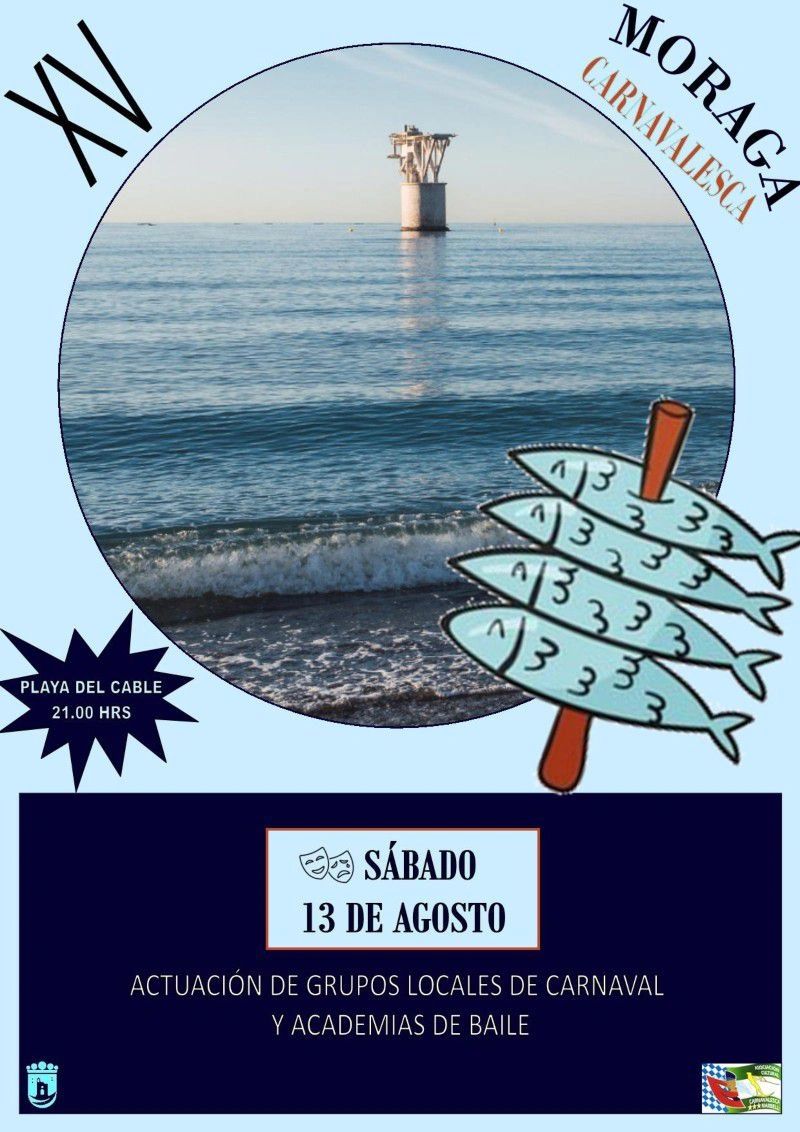 Marbella night-time beach barbeque carnival