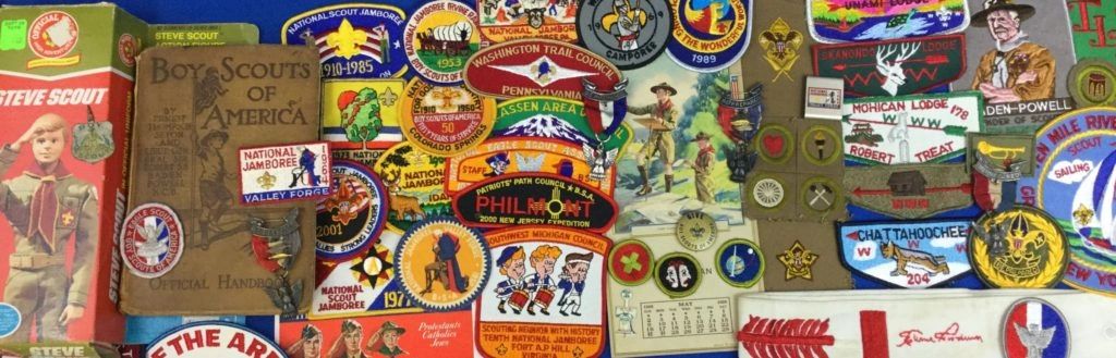 WE BUY BOY SCOUT COLLECTIONS