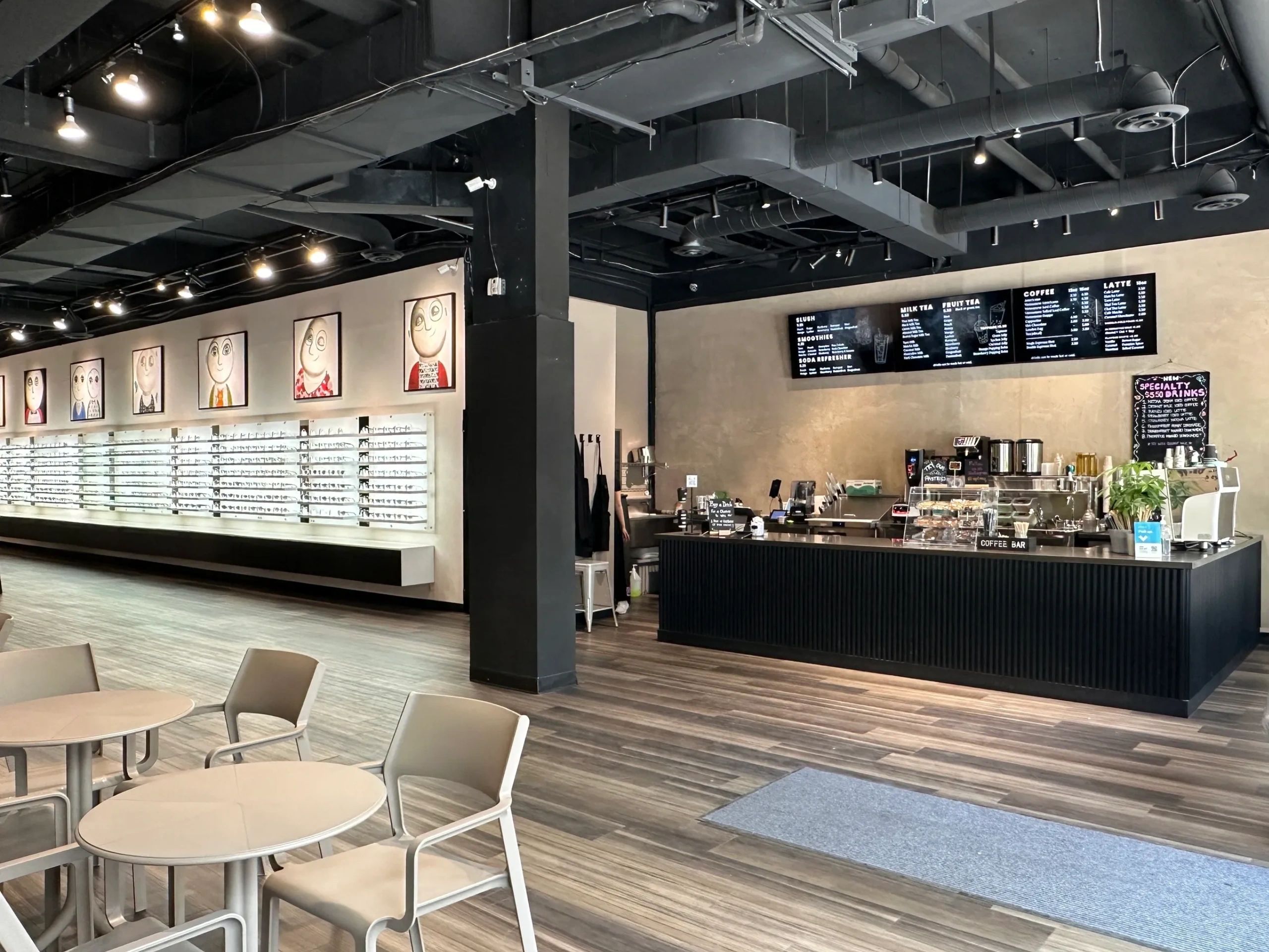 Coffee Bubbletea at Opteaq Eyecare Cafe | Eyeglasses Eye Exam