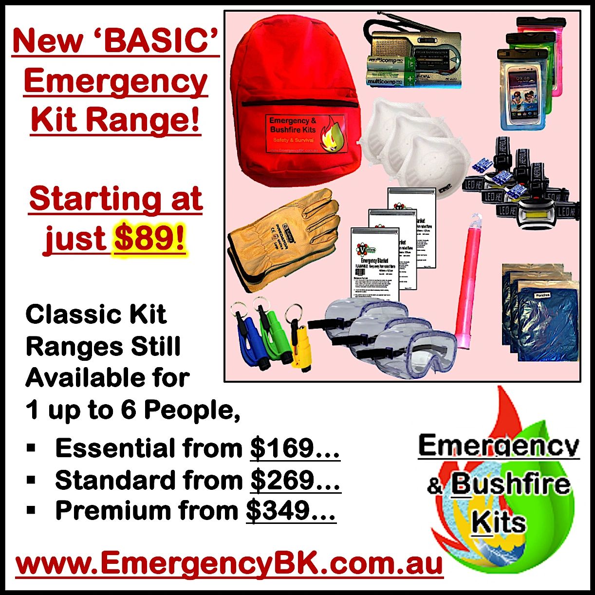 Emergency & Bushfire Kits