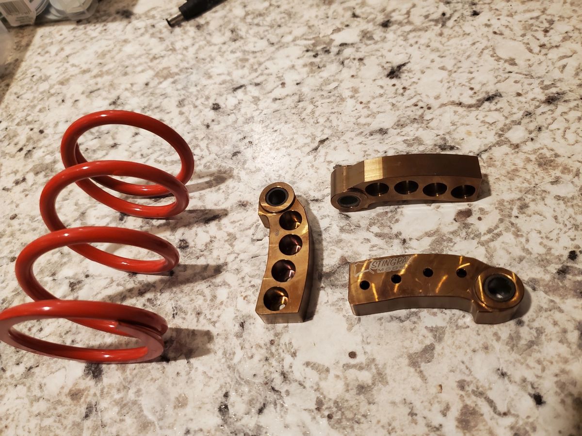 Viper minimum clutch kit, weights and primary spring.