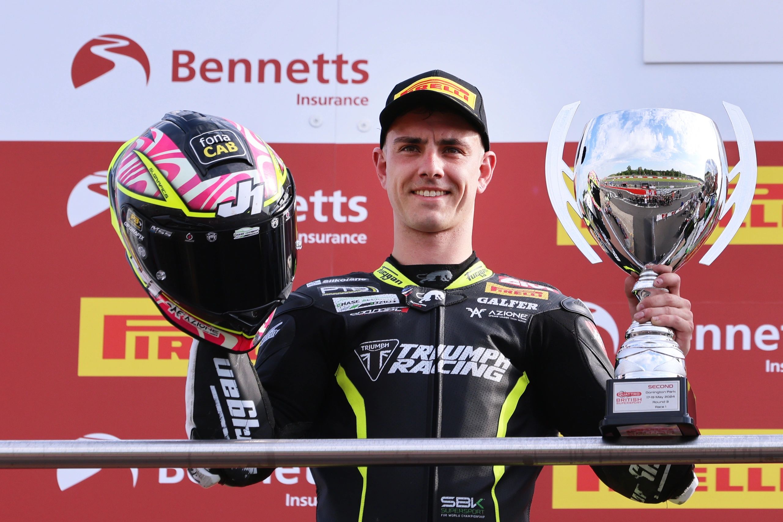 Tom Booth-Amos puts PTR Triumph on the podium at Donington Park