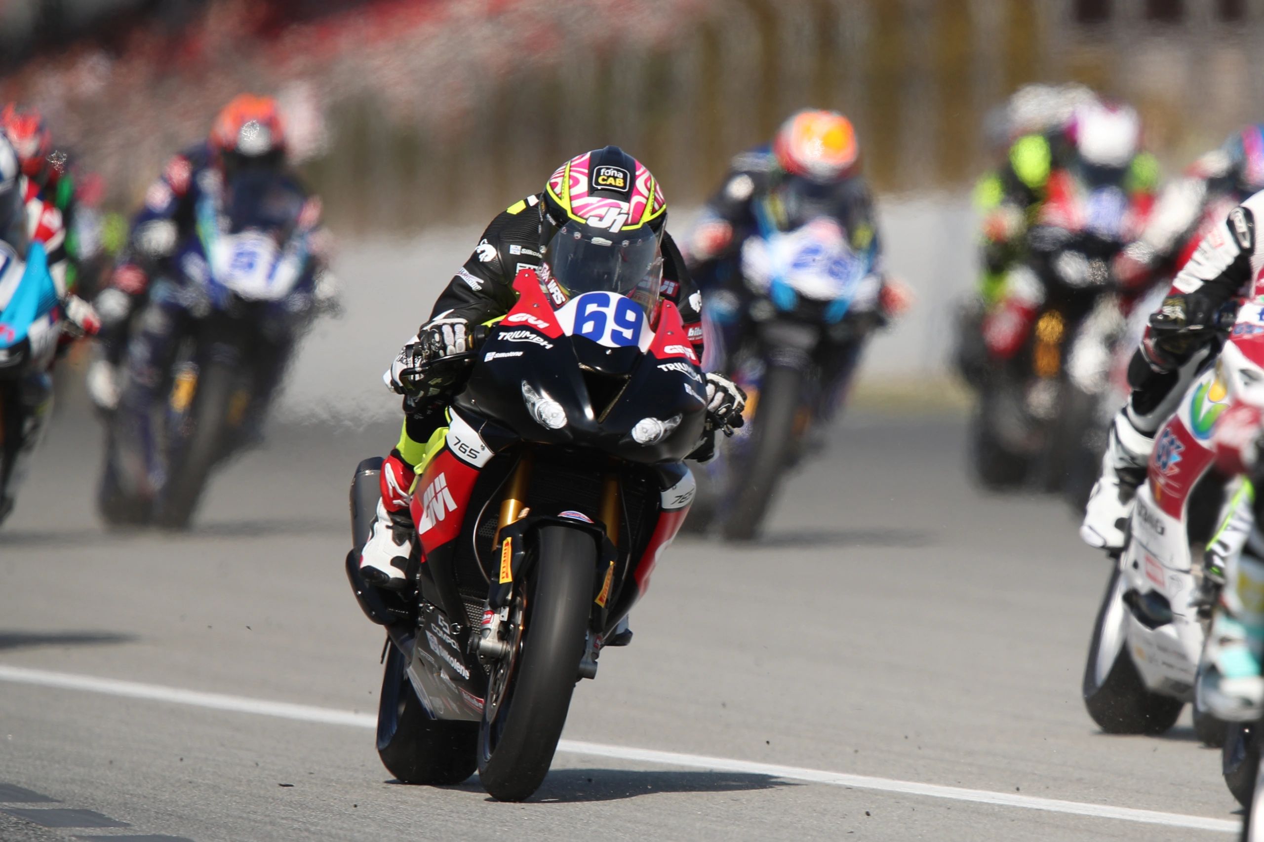 Difficult day for PTR Triumph in Barcelona