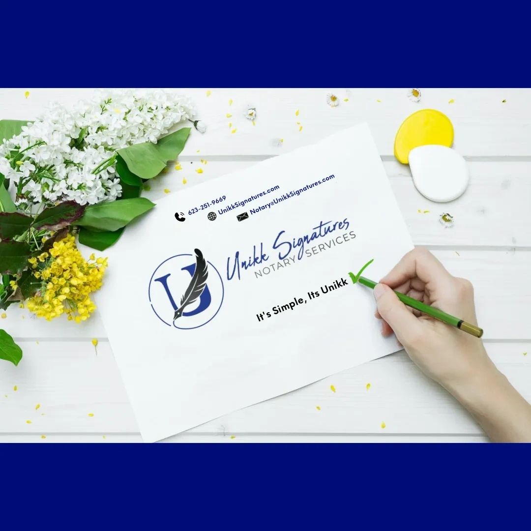 Unikk Signatures Notary Service - Notary, Notary Public Near Me, Notary ...