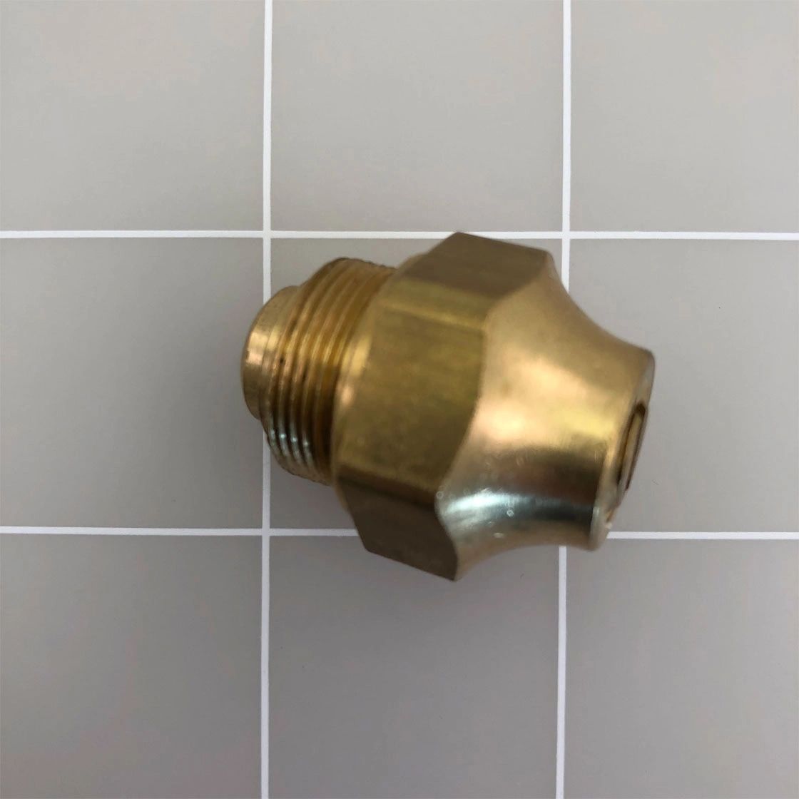 192700 Bonnet Nut and Upper Stem, Rough Brass