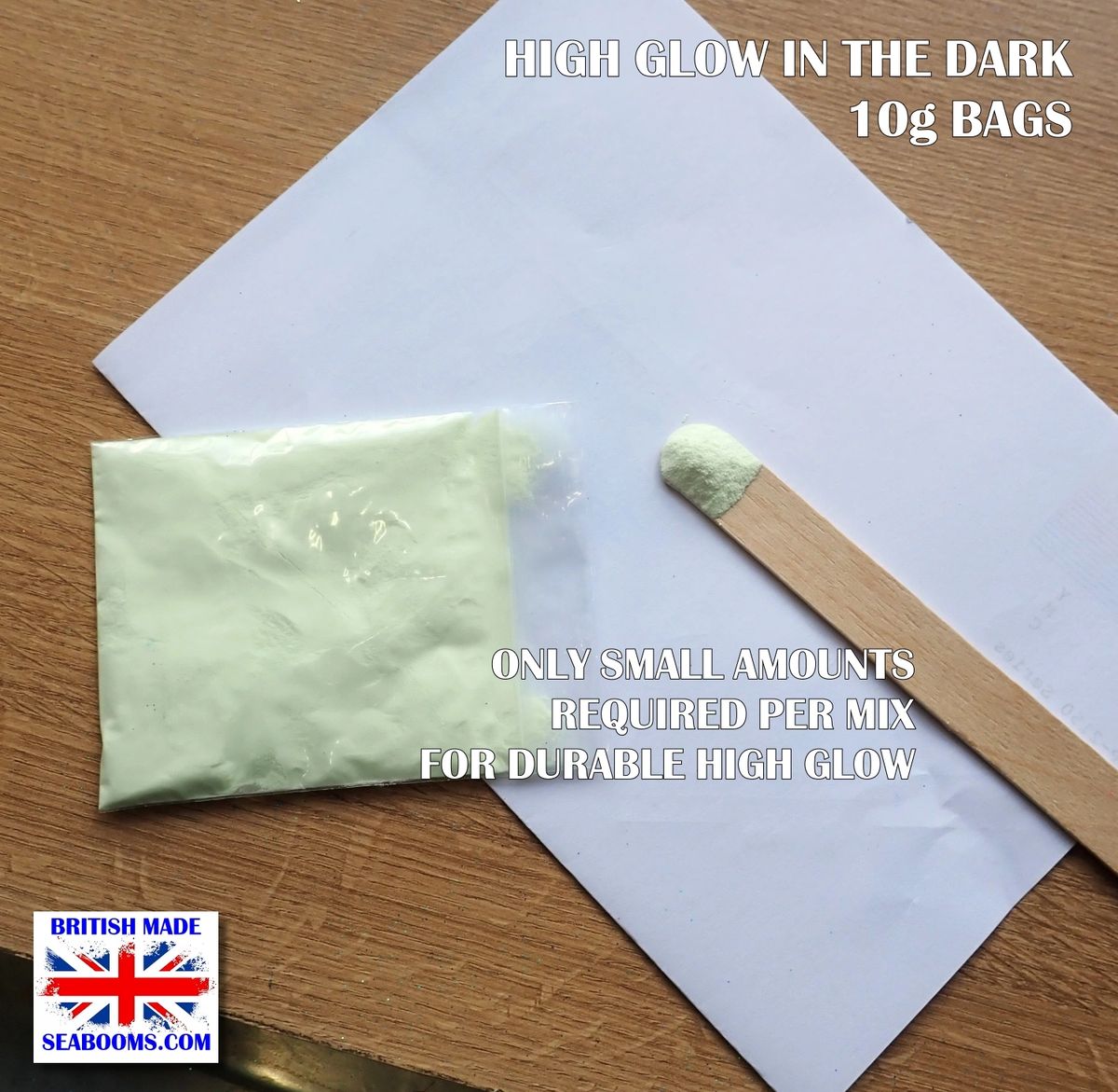 ECO FRIENDLY SILICONE RUBBER GLOW IN THE DARK POWDER