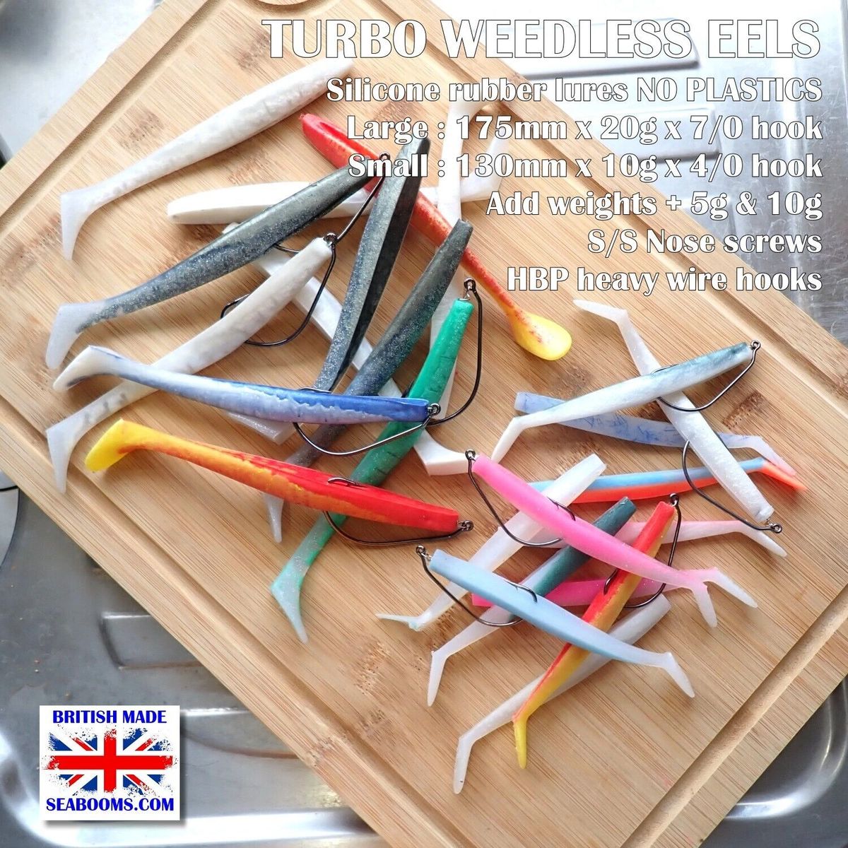 WEEDLESS EELS READY RIGGED BULK BAGS