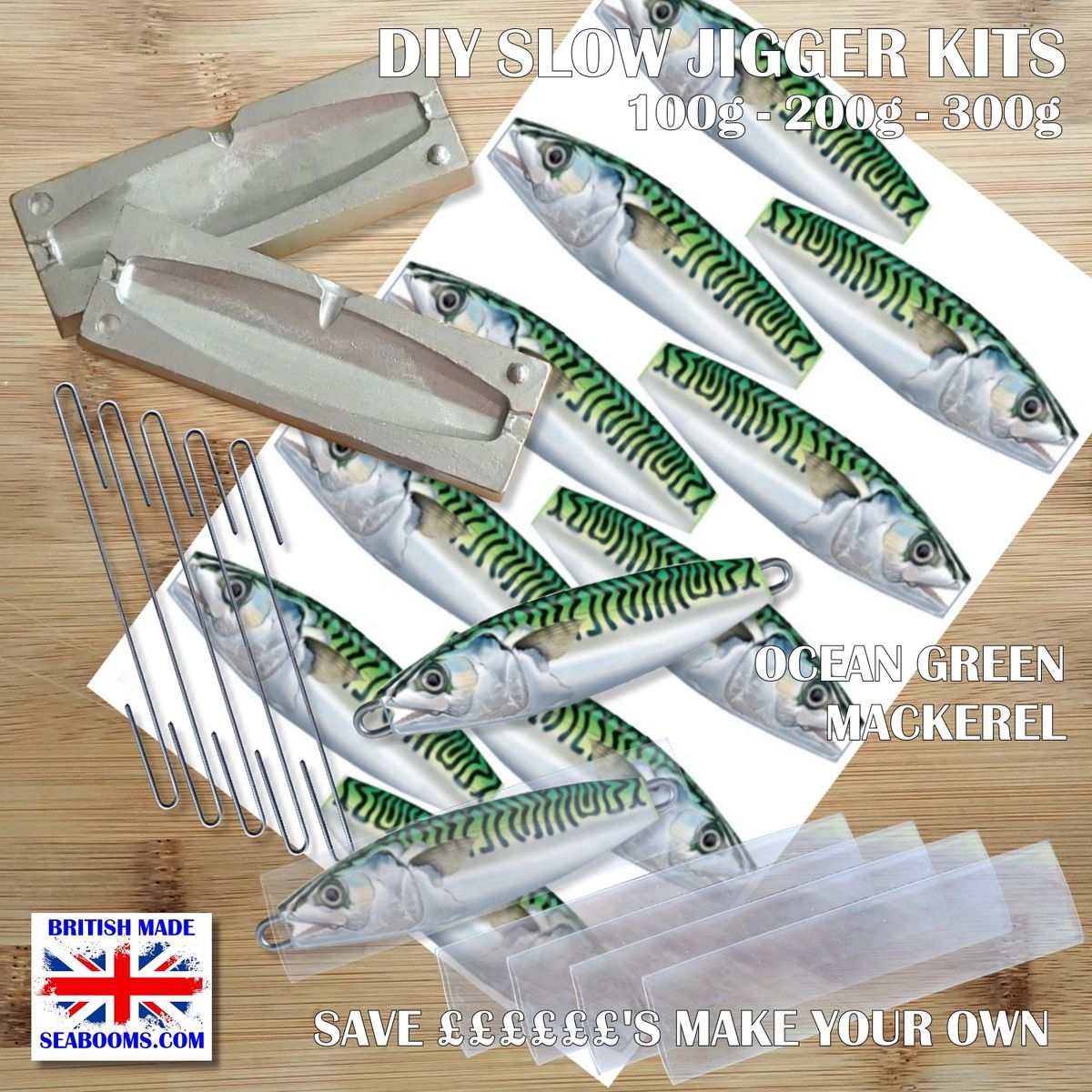 CAST MOULD KIT OCEAN GREEN MACKEREL