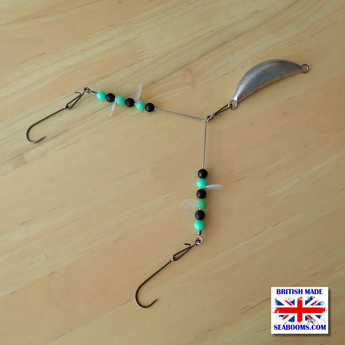 PLAICE RIGS TWIN HOOKS SLIDER QUICK RIGS