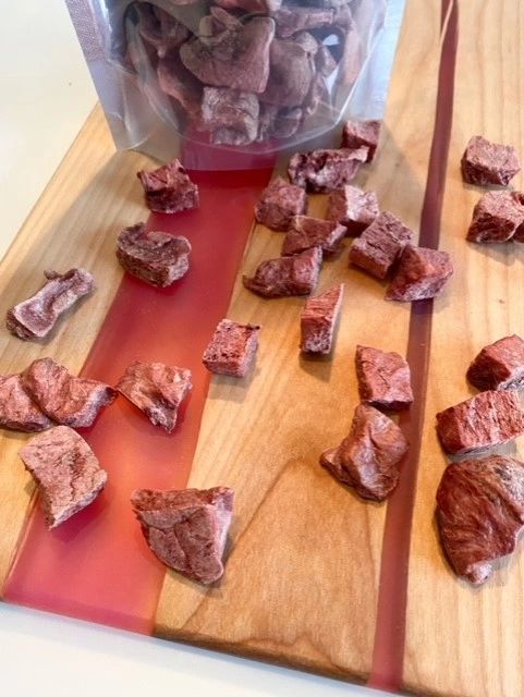 Freeze Dried Bison Lung Bites